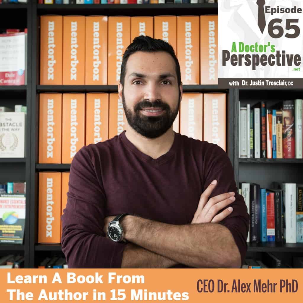 E 65 Learn A Book From The Author in 15 Minutes Dr Alex Mehr Phd Mentor ...